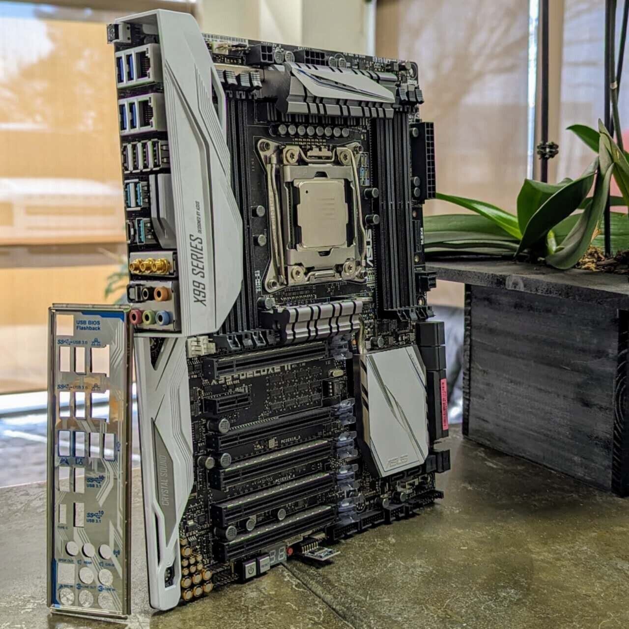 ASUS X99-DELUXE LGA 2011, Intel Motherboard & i7-6850K CPU + TPM Modul ...